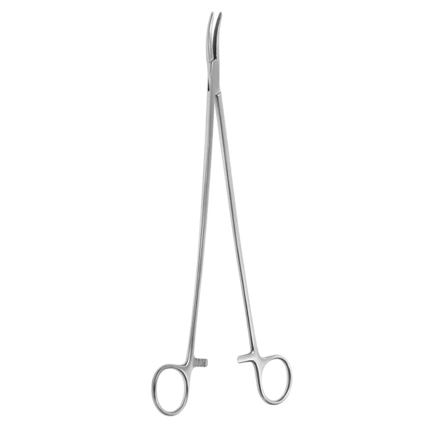 Bridge Curved Forceps Surgical Hemostatic Forceps - KT Surgico