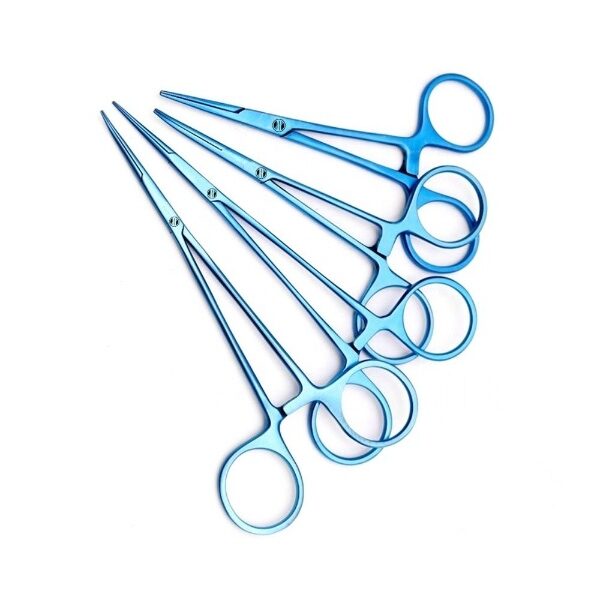 Titanium Hemostatic Forceps Set Of 4 Pieces - KT Surgico
